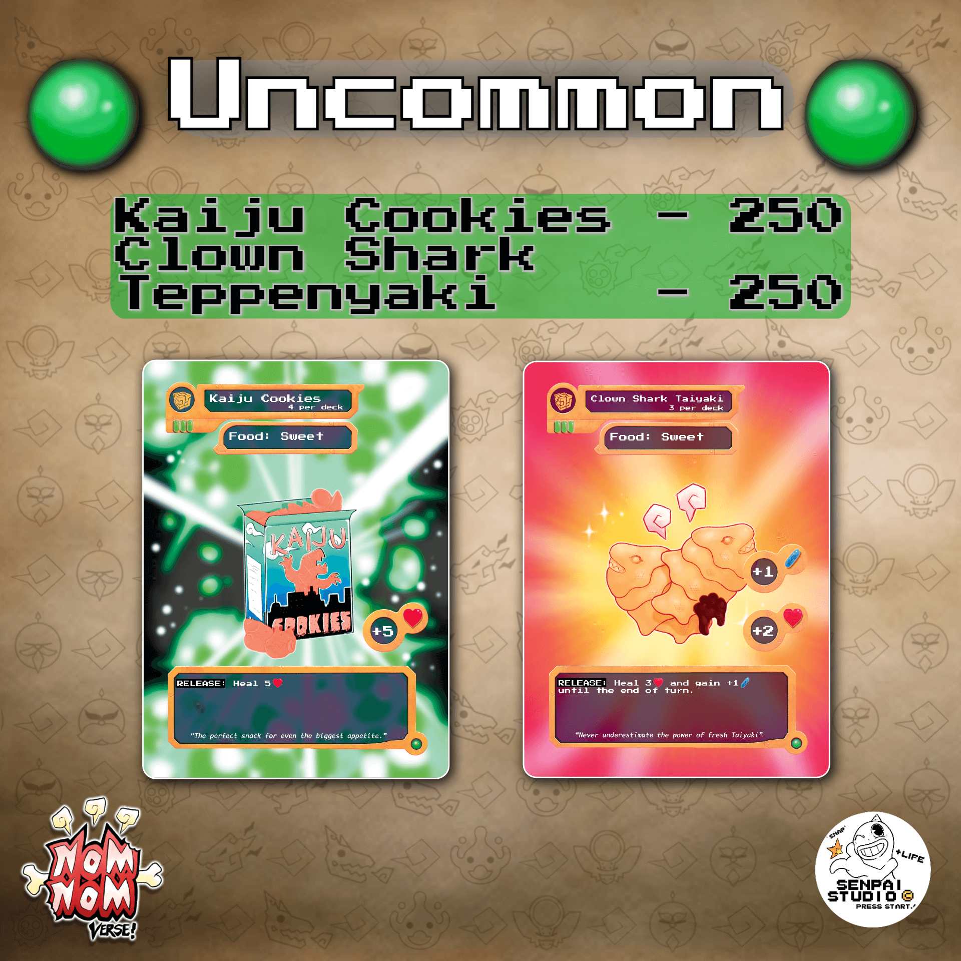 Volume 3 NomNom Proto-Packs - The NomNomicon